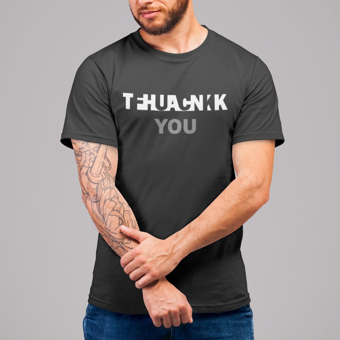 Thank You Fuck You Short Sleeve Uni Sex T Shirt Entrepreneur Quote T