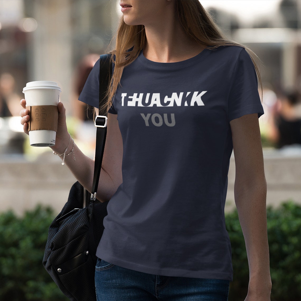 Thank You Fuck You Short Sleeve Uni Sex T Shirt Entrepreneur Quote T