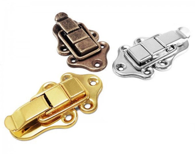 5 Sets Latch Trunk Catch Box Toggle Case Draw Bolt Bag Lock Closure ...