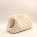 White Dumpling Pouch Bag, Cloud Handknitted Summer Bag, Fashion Crochet ...