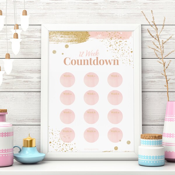 12 Week Countdown - Etsy