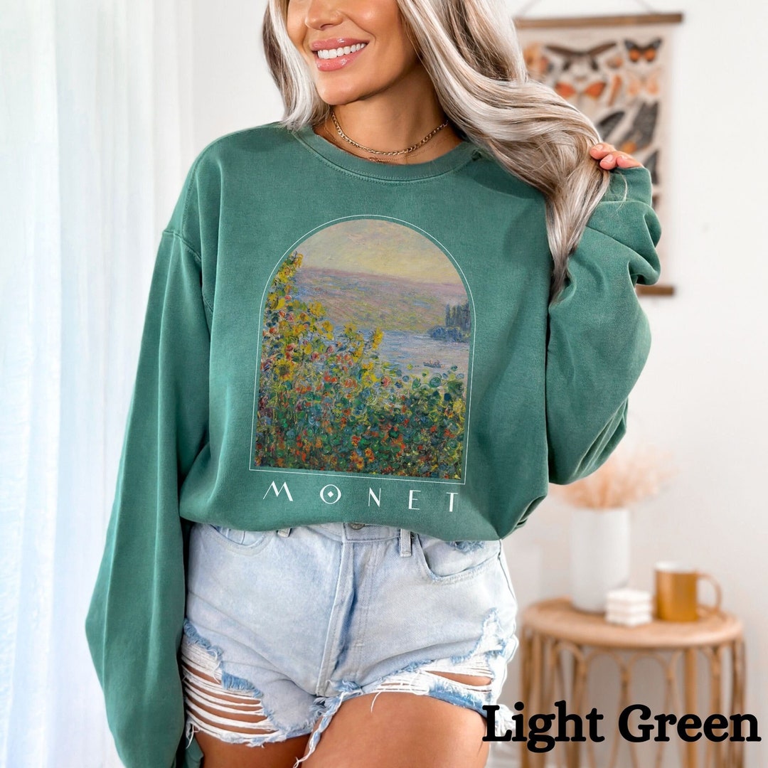 Monet Sweatshirt Claude Monet Comfort Colors Crewneck Sweatshirt Art ...