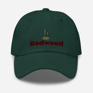 Redwood National Park Hat Embroidered Redwood Park Cap Gift Embroidery ...