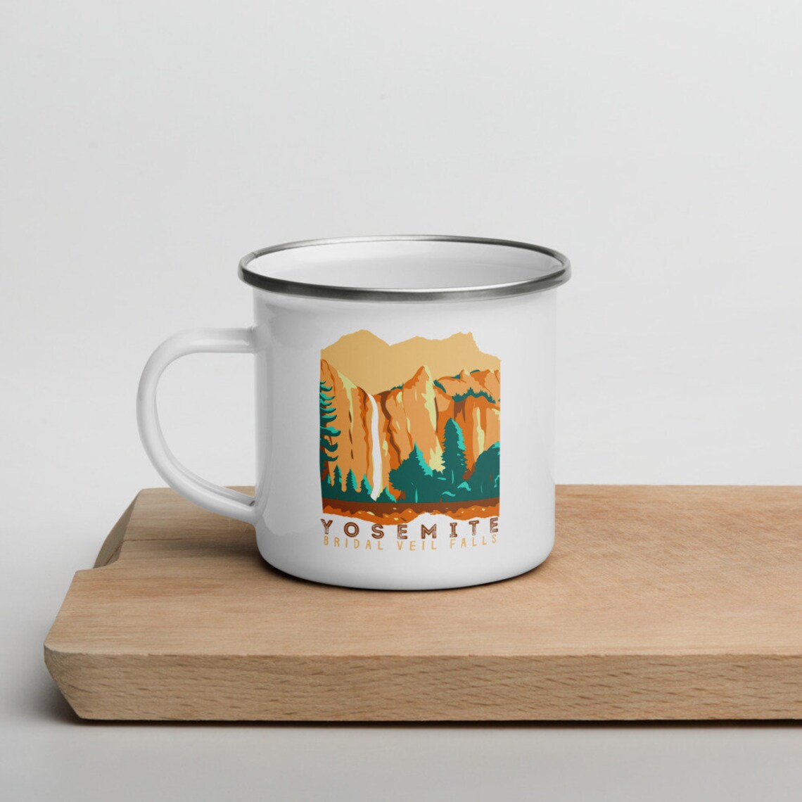 Yosemite National Park Mug Yosemite Gifts Enamel Camping Mug Campfire ...