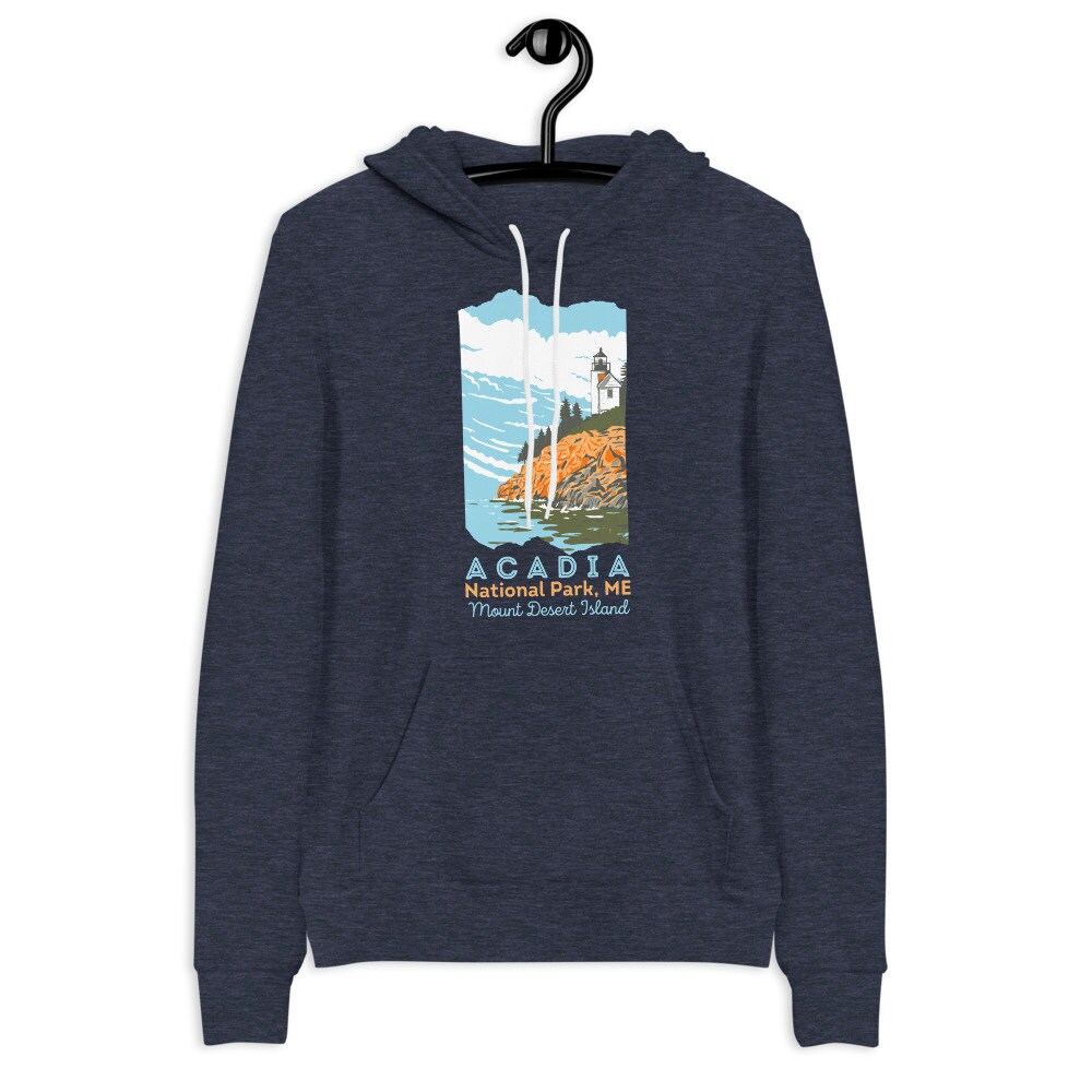 ACADIA HOODIE Acadia National Park Vacation Shirt Camping Hiking ...
