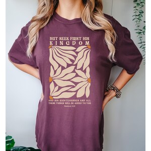 Retro Floral Christian Shirts for Women, Christian Streetwear ...