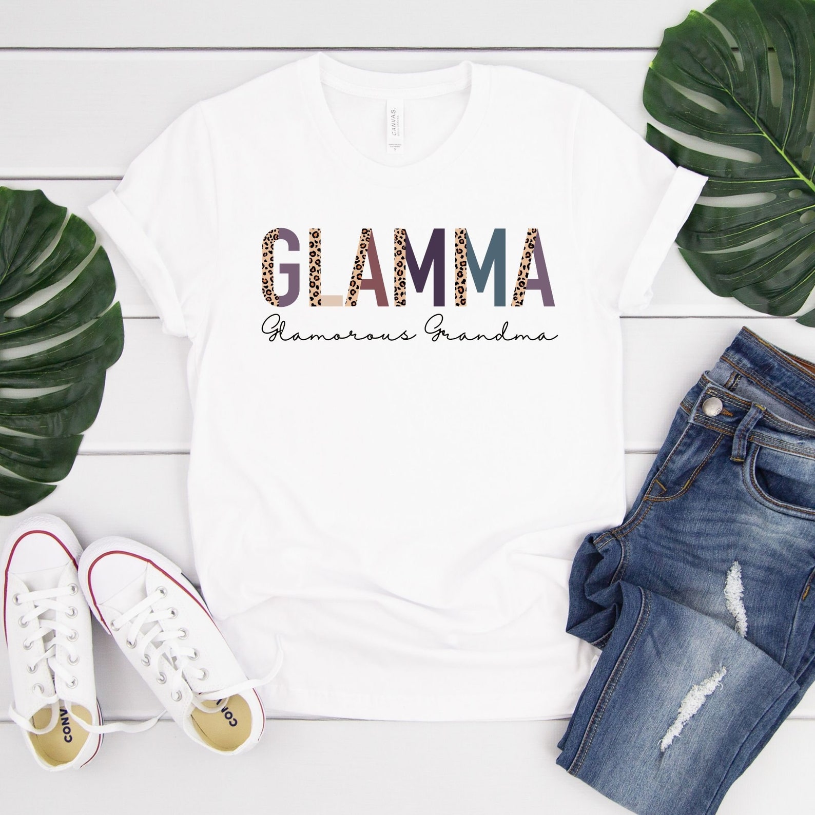 Glamma Shirt Gift for Grandma Glam-ma Shirt Grandma Shirt | Etsy