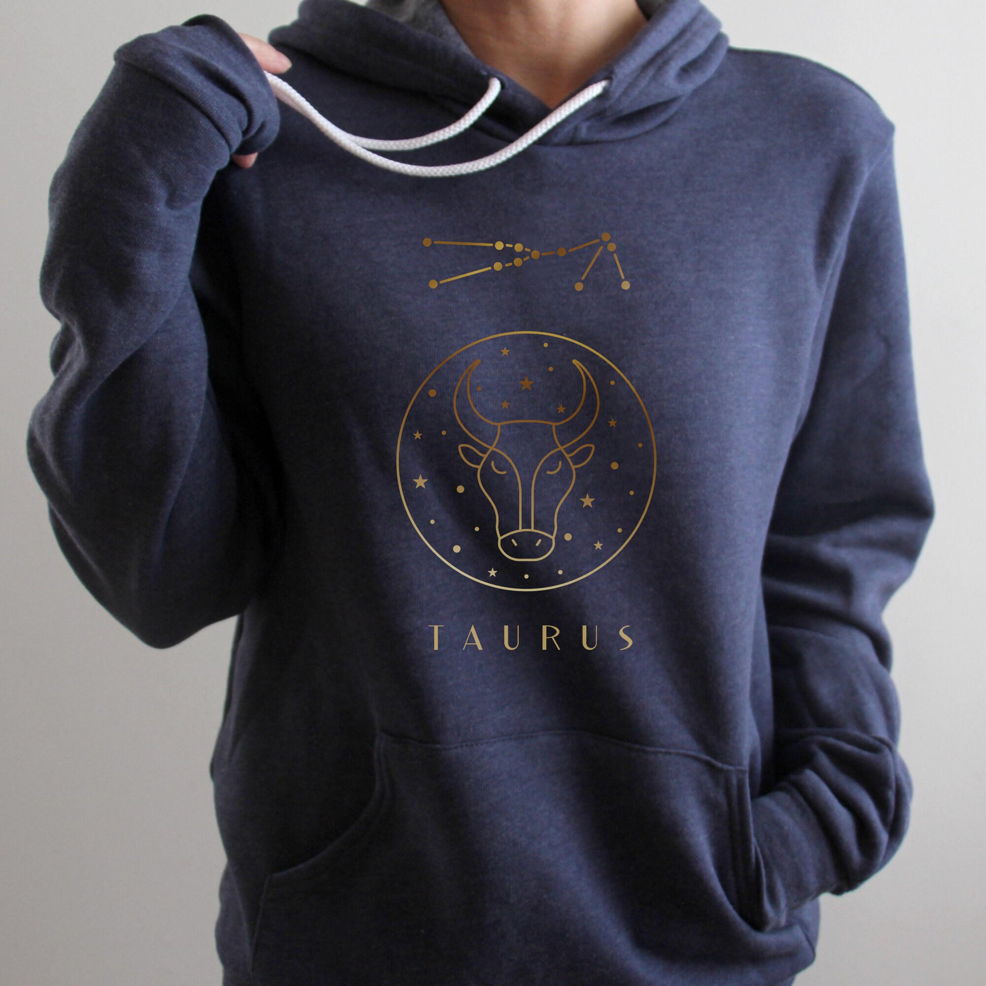 TAURUS ZODIAC HOODIE Zodiac Sweatshirt Astrology Constellation | Etsy