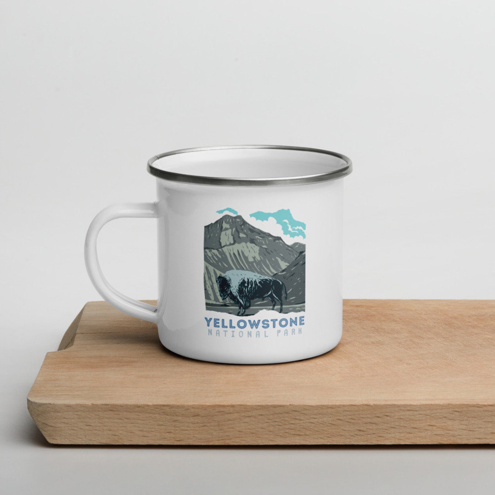 Yellowstone National Park Mug Gift for Men Camper Mug Camp | Etsy