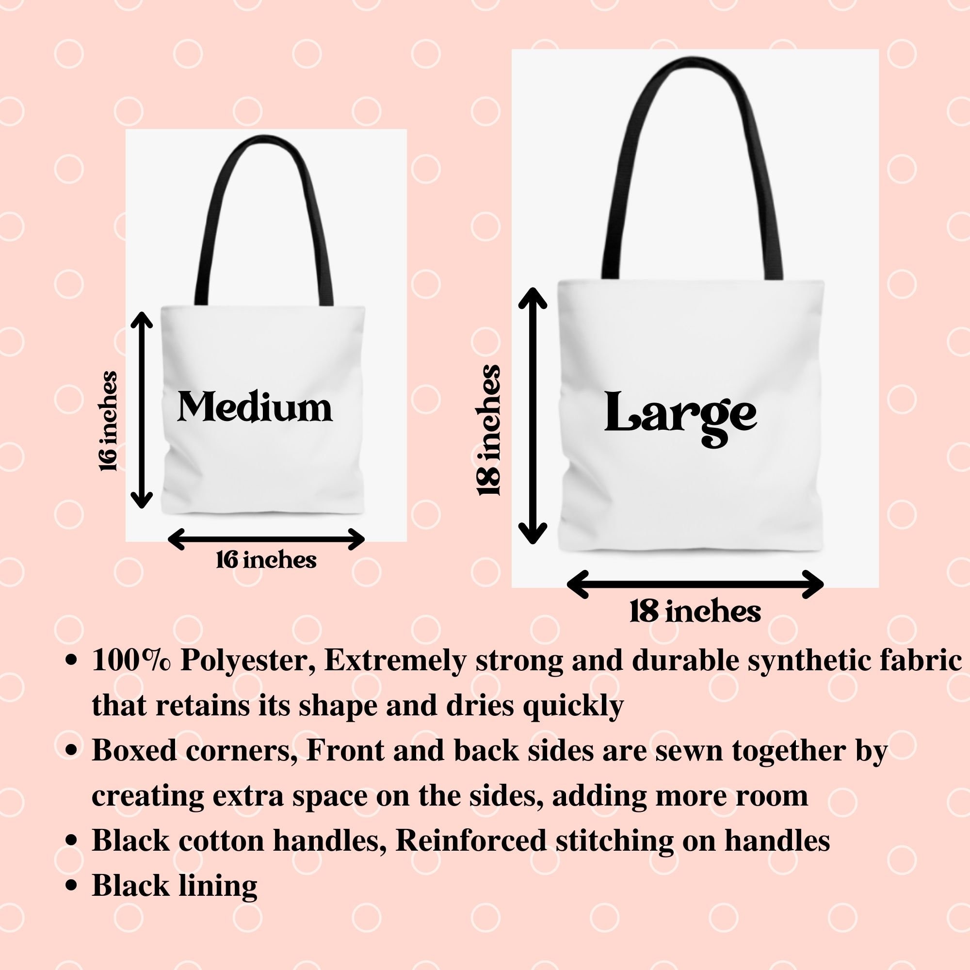 Tote Bag Size Chart AOP Tote Size Chart Sizing Chart For | atelier-yuwa.ciao.jp
