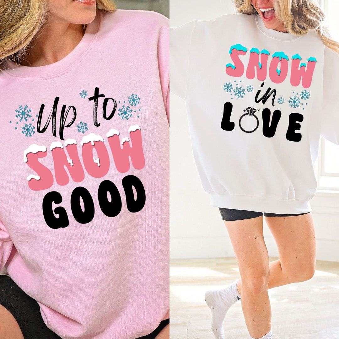 Snow in Love Winter Bachelorette Party Shirts Christmas Ski Mountain ...