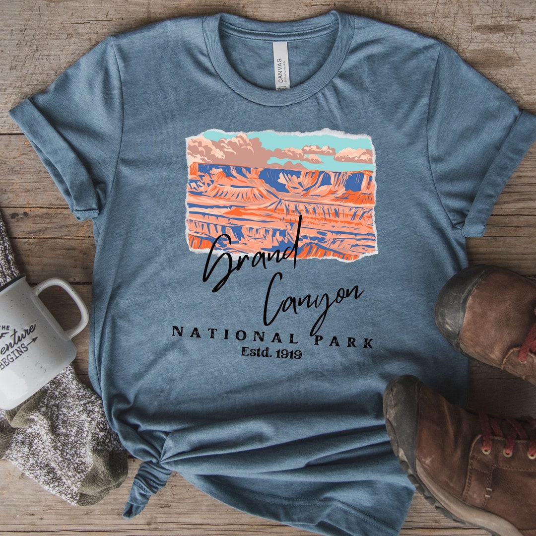 Grand Canyon National Park Shirt Nature Hiking Tee Mountains Camping ...