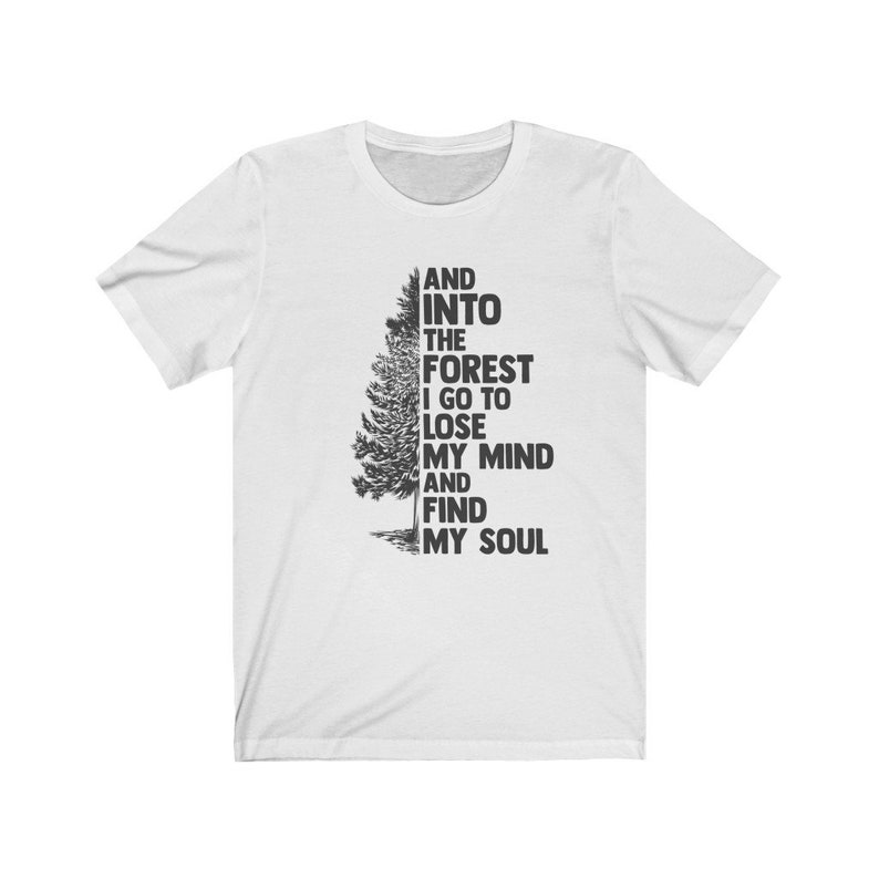 Forest Shirt Nature T Shirt Camping Hiking Shirt Gift for - Etsy