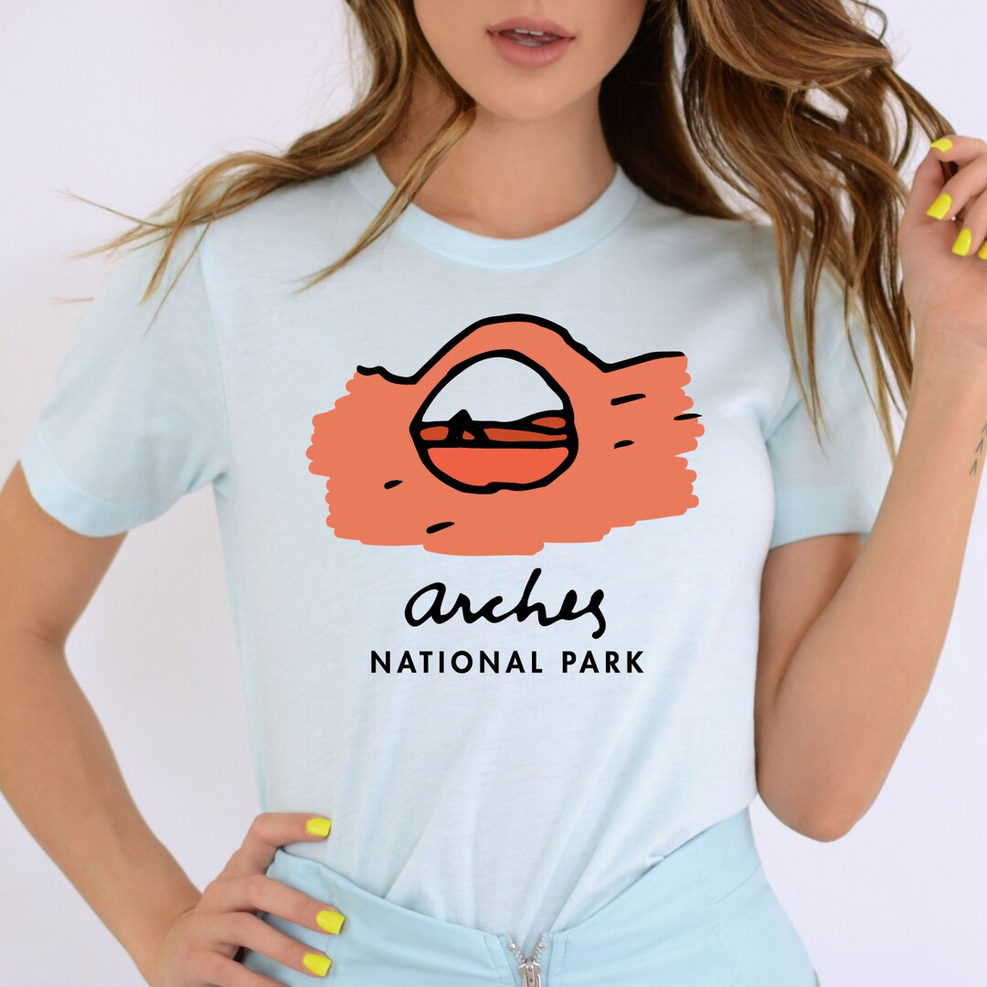 Arches Utah Parks Shirt Arches National Park Gift US National Parks ...