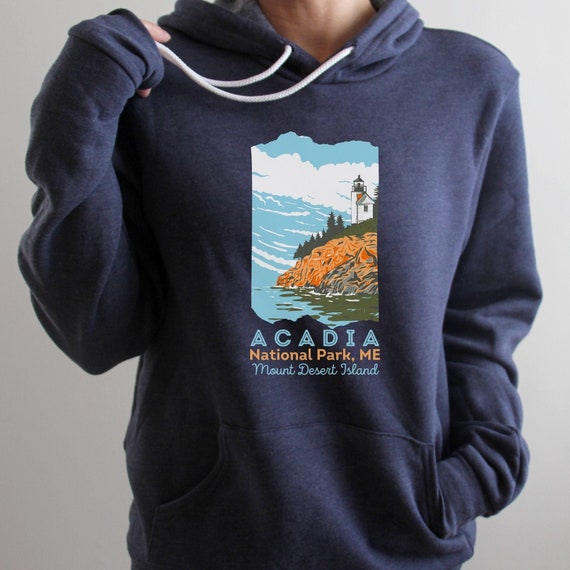 ACADIA HOODIE Acadia National Park Vacation Shirt Camping - Etsy