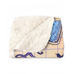 Science Blanket Scientist Gifts Vintage Science Lab Sherpa Fleece ...