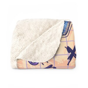 Science Blanket Scientist Gifts Vintage Science Lab Sherpa Fleece ...