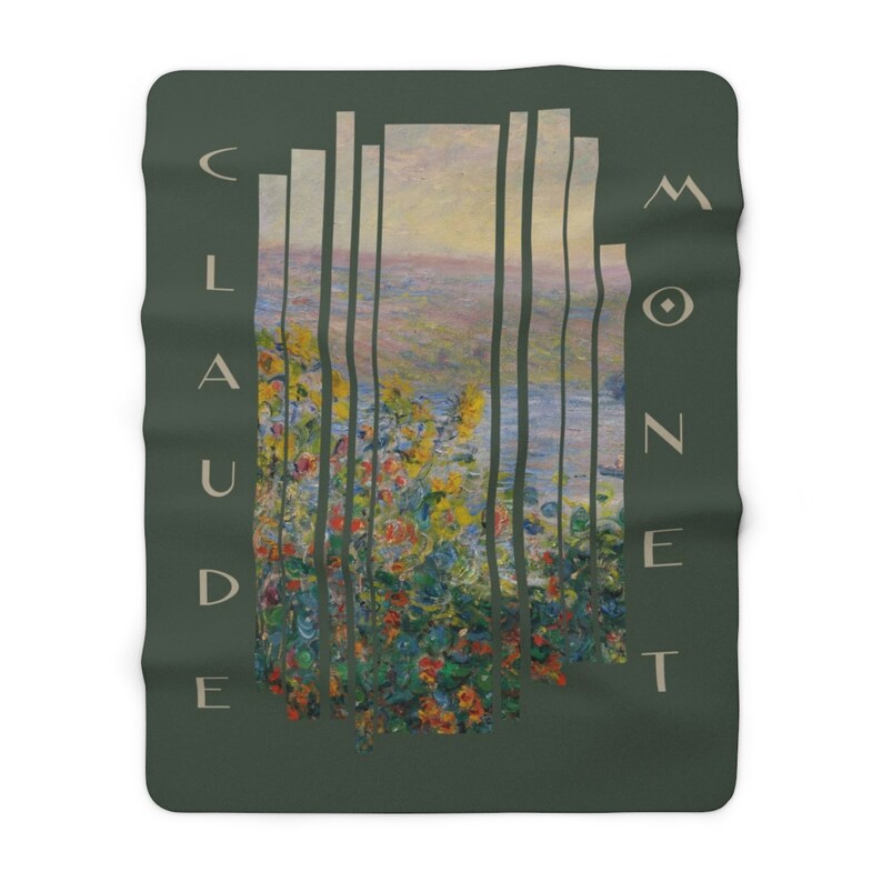 Claude Monet Print Gifts Blanket Water Lillies Painting - Etsy