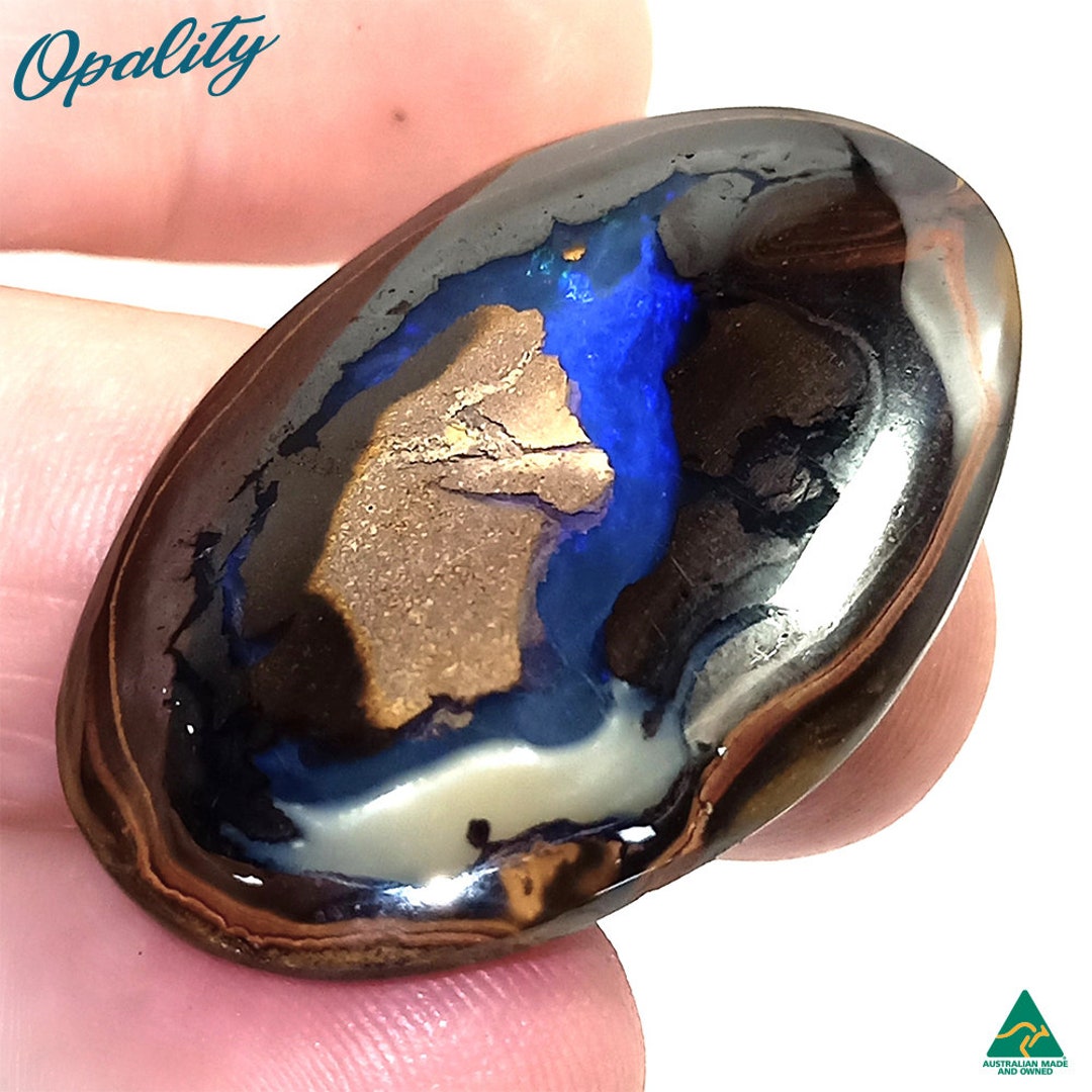 Boulder Opal Yowah Nut Polished Stone 55ct - Etsy
