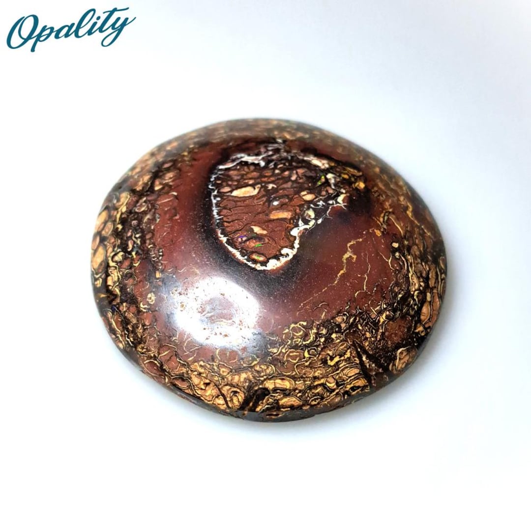 Boulder Opal - Yowah Nut Opal Polished Palm Stone 90.5ct - Etsy