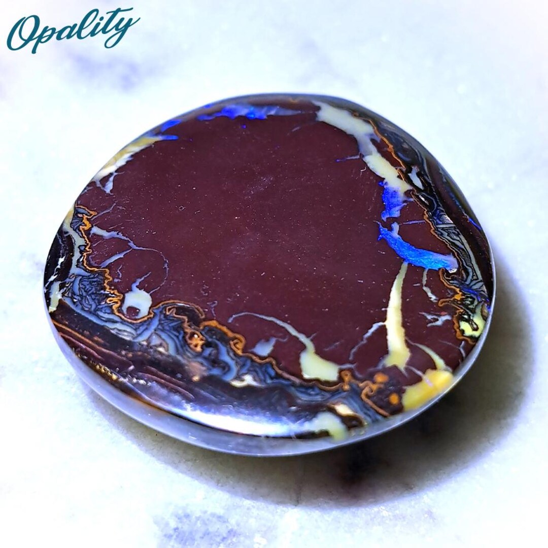 Boulder Opal - Yowah Nut Opal Polished Palm Stone 104ct - Etsy