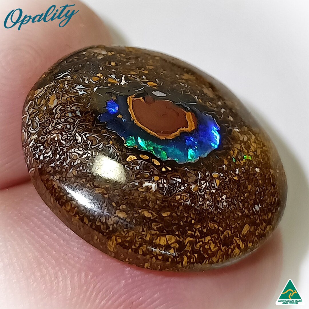 Boulder Opal Polished Stone Yowah Nut Centre 20ct - Etsy