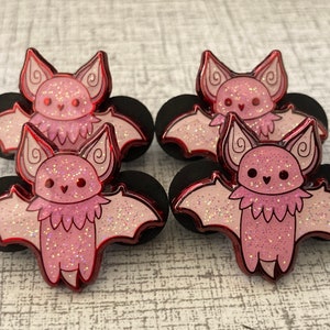 Pink Goth Emo Bat Enamel Pins 1, 2 Posts Small and Perfect for ...