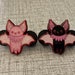 Pink Goth Emo Bat Enamel Pins 1, 2 Posts Small and Perfect for ...