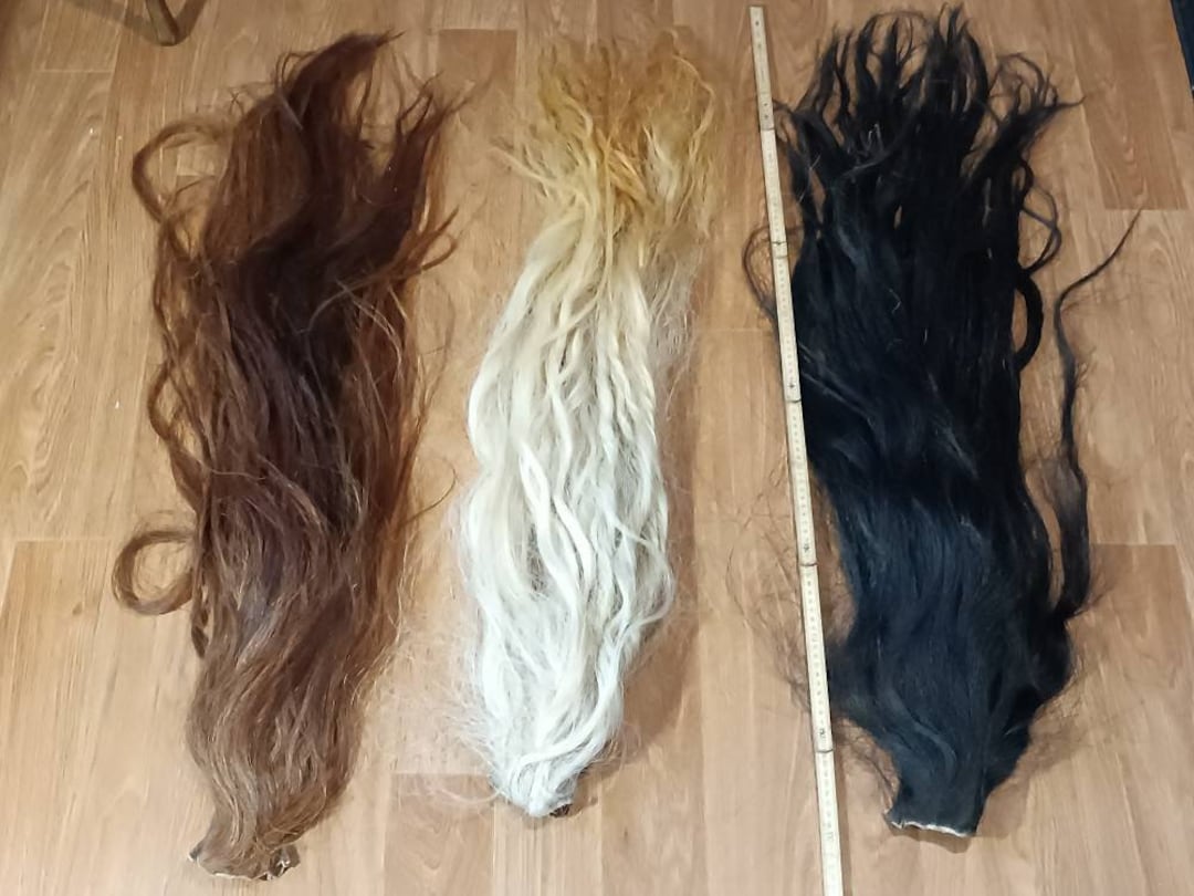 Set of 10 of Mix Colours Horse Tails. Arts Crafts Home Wall - Etsy