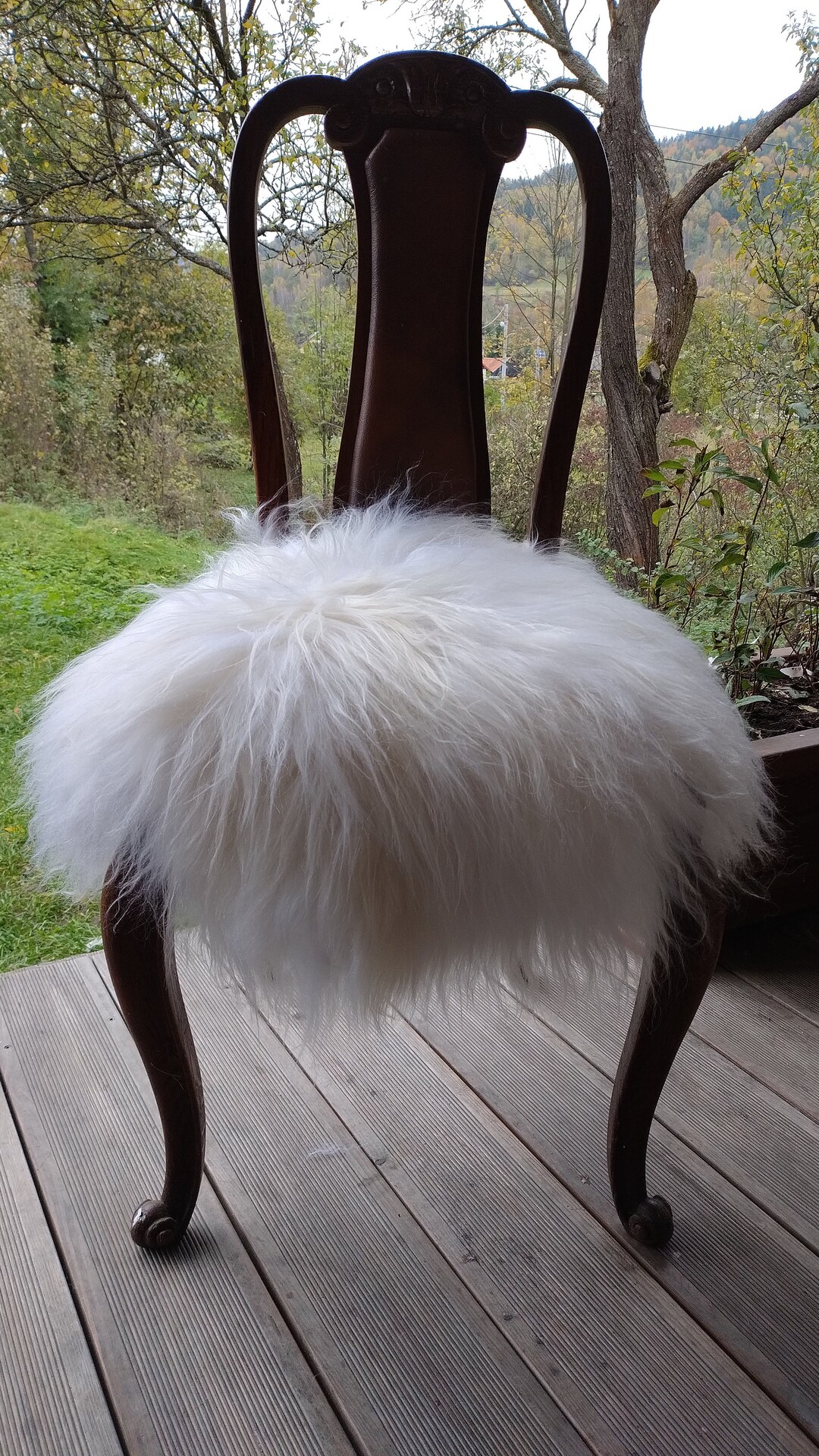Icelandic Sheep Skin Hide Soft Chair Cushion Deer Skin Rug rangifer ...