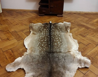 Fallow Deerskin Hide Area Rug Fur Home Decor Living Room - Etsy
