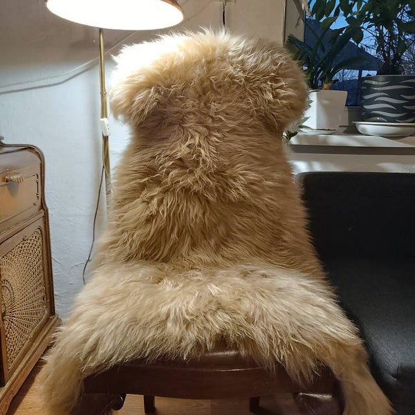 Sheepskin Chair Cushion - Etsy