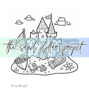 Beach-themed Printable Coloring Book | 25 Fun Ocean & Beach Patterns ...