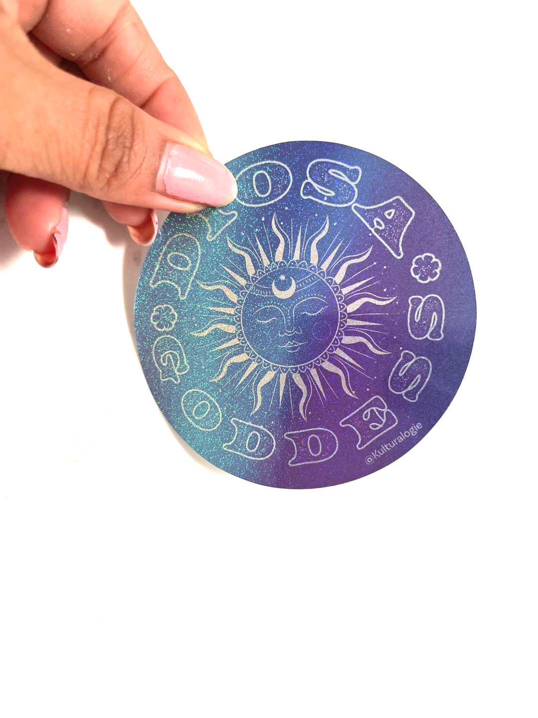 Goddess * Diosa Glitter 3 Inch Sticker / Mystical / Sticker / Glitter ...