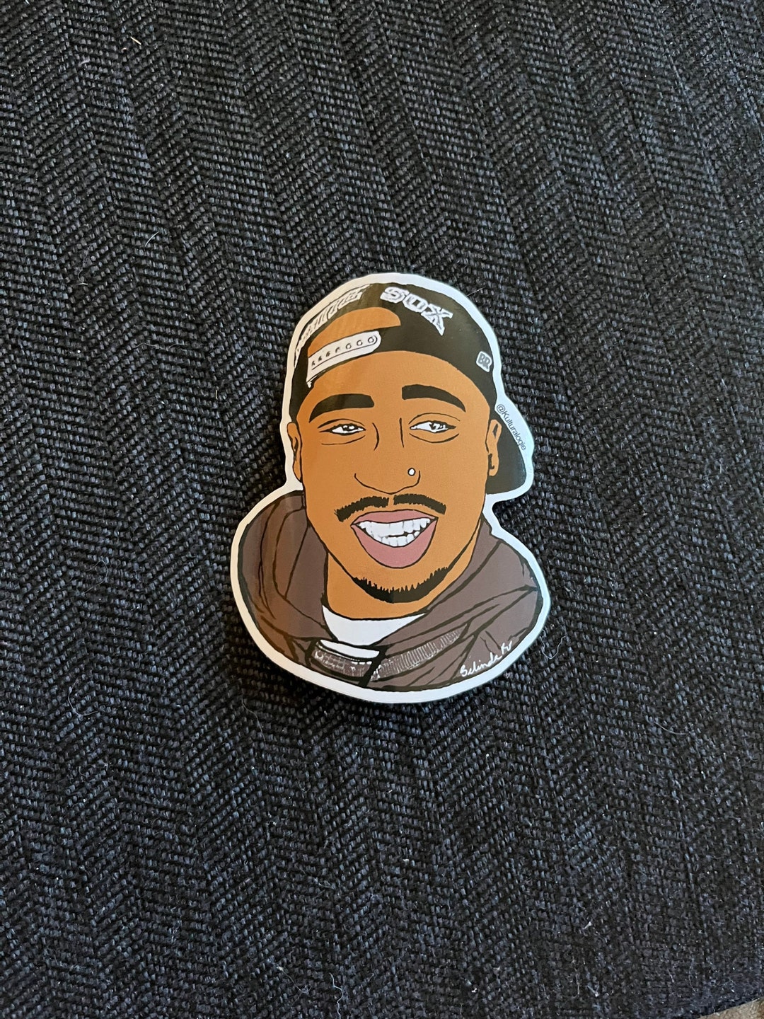 Tupac Shakur 90s Hip Hop 4 Inch Vinyl Sticker / 2pac / West Coast Rap ...