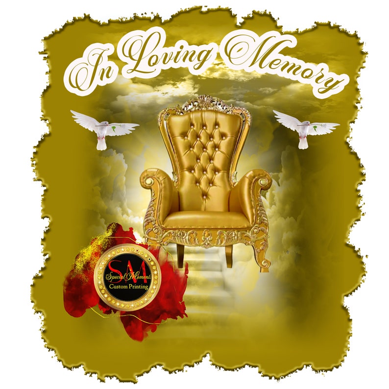 Center T-shirt PNG Design Memorial RIP Design Funeral - Etsy