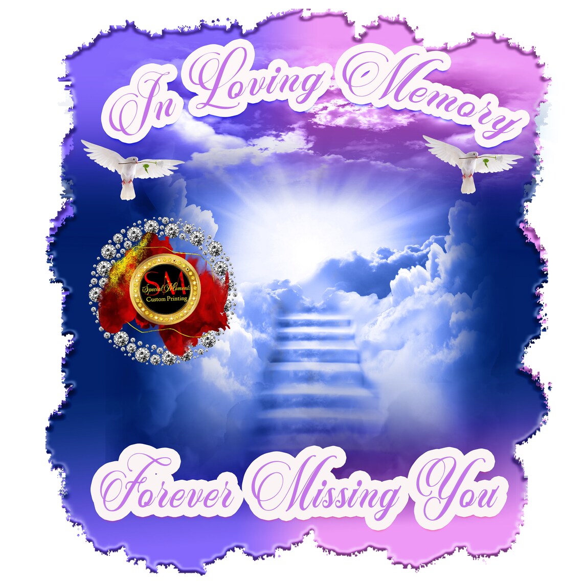 Center T-shirt PNG Design Memorial RIP Design Funeral - Etsy