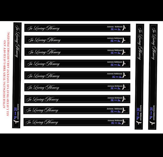 Name Ribbon Template