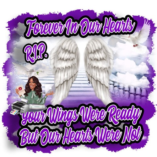 In Loving Memory PNG Center T-shirt Design Memorial RIP - Etsy