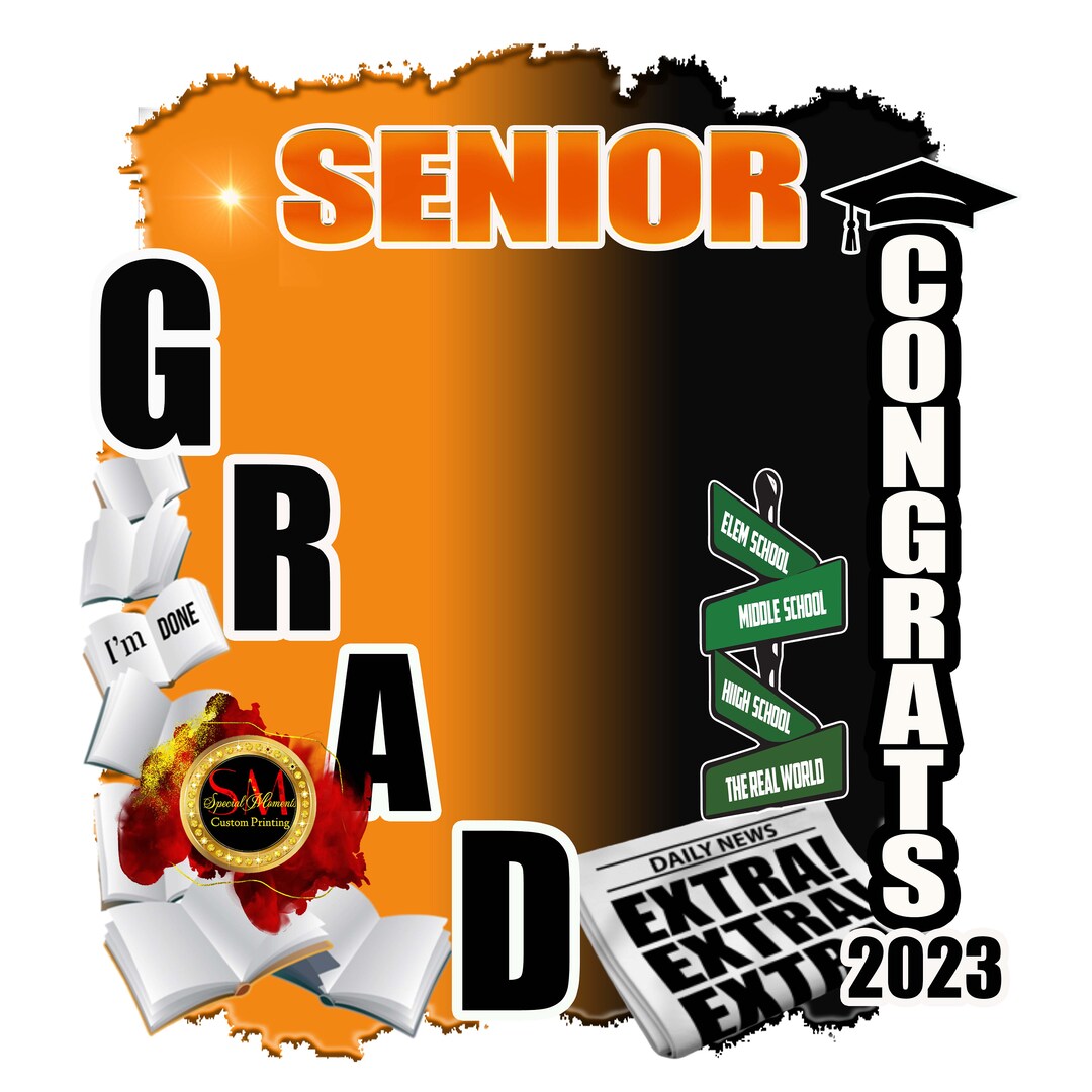 Class of 2023 PNG Grad Design, Sublimation Designs Download, Digital ...