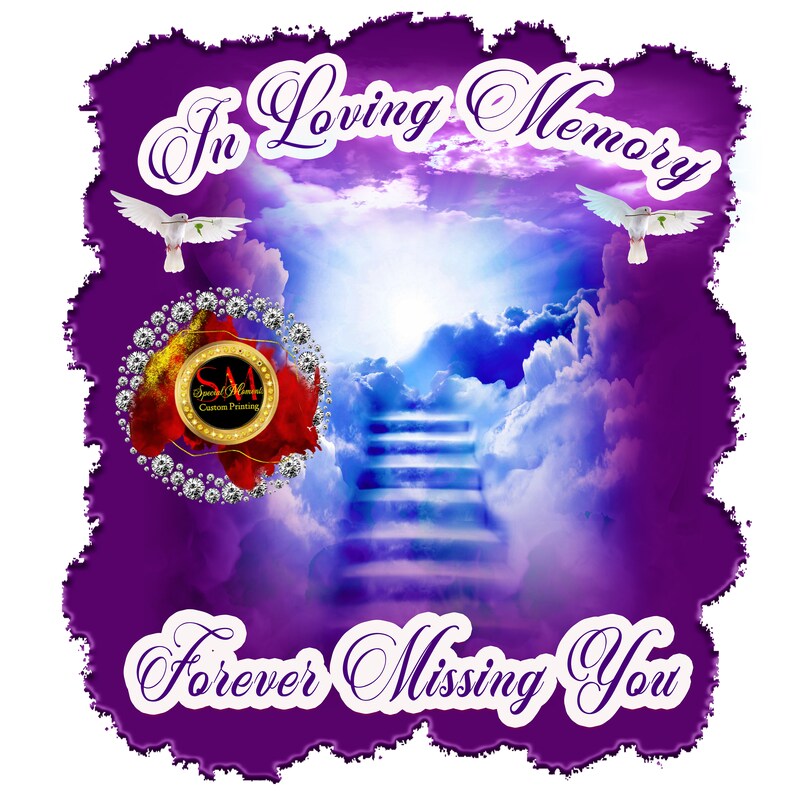 Center T-shirt PNG Design Memorial RIP Design Funeral - Etsy