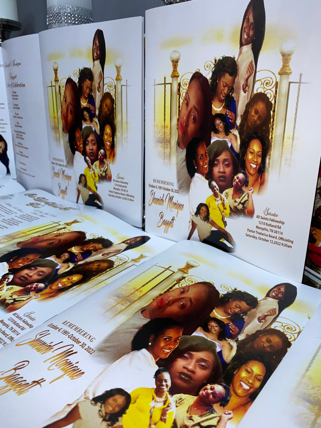 50 Printed Funeral Programs Magazine Style - Etsy