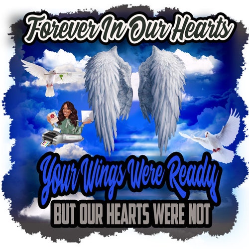 In Loving Memory PNG Center T-shirt Design Memorial RIP - Etsy