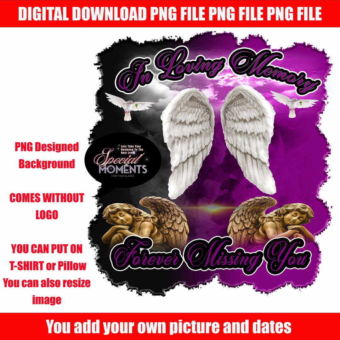 Center T-shirt PNG Design, Memorial, RIP Design, Funeral Background PNG ...