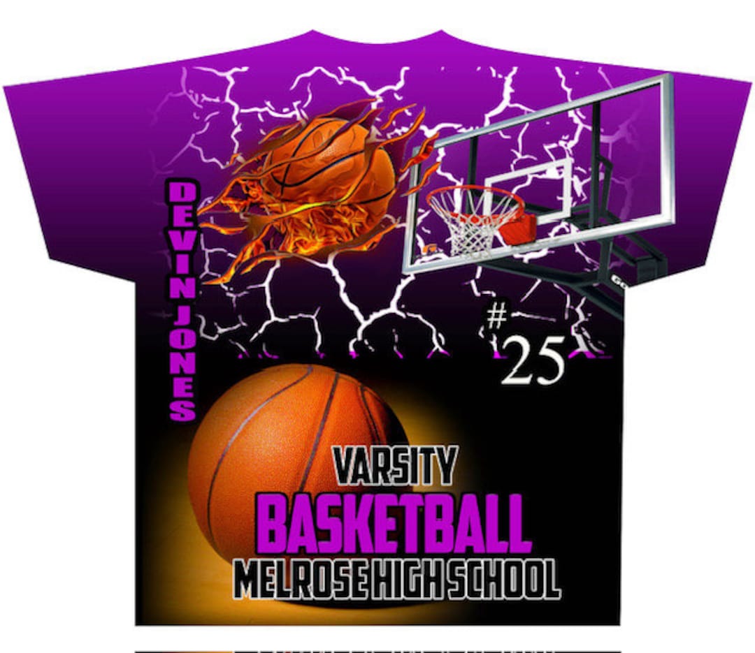Basketball Fully Designed Editable Sublimation All Over T-shirt ...