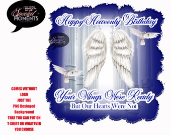 Center T-shirt PNG Design Memorial RIP Design Funeral - Etsy