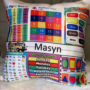 Learning Pillow - Etsy