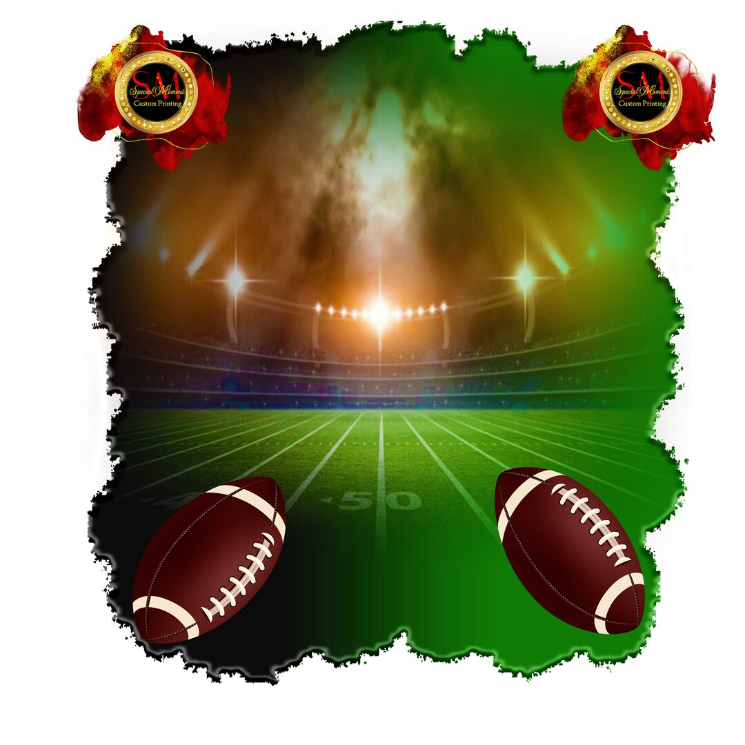 Football PNG Background Design - Etsy