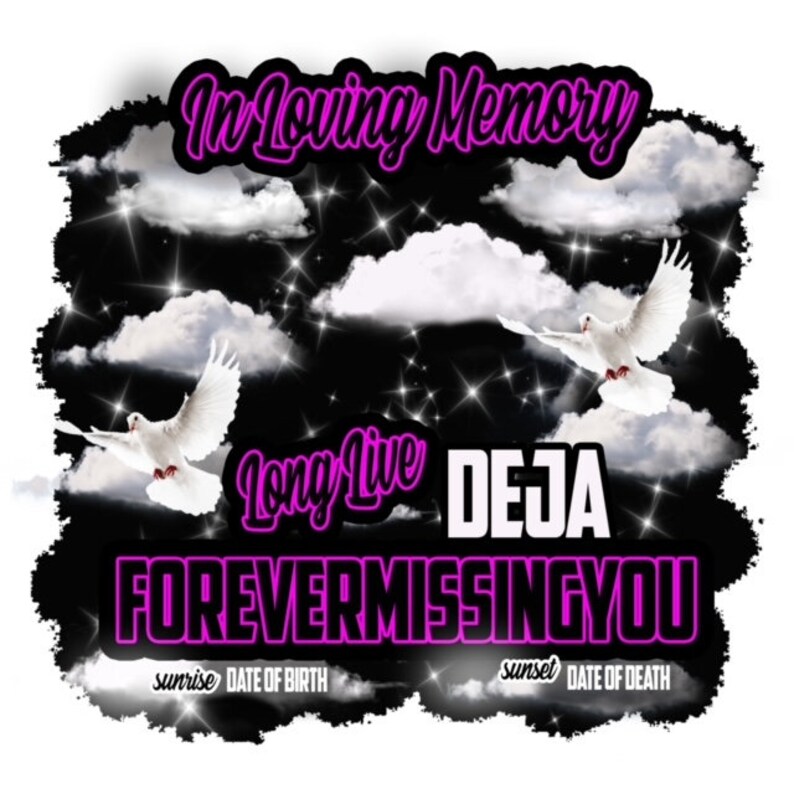 Photoshop Half T-shirt Design. Affinity Designer. Funeral RIP - Etsy