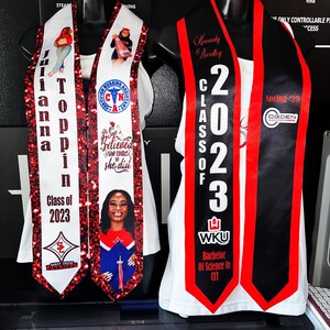 Custom Graduation Stole/ Grad Stole Class of 2025\ Sash/ Class of 2025 ...